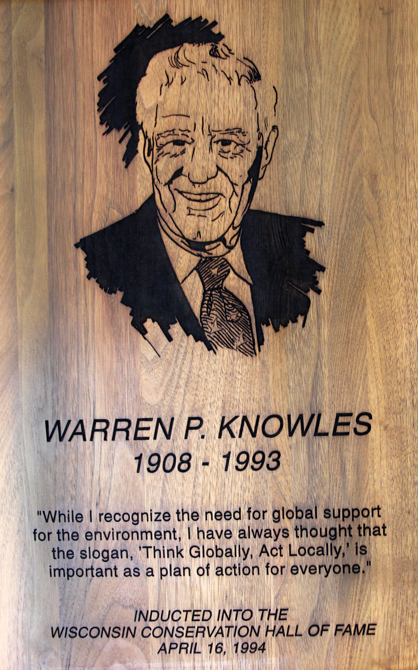Warren P. Knowles | Wisconsin Conservation Hall of Fame